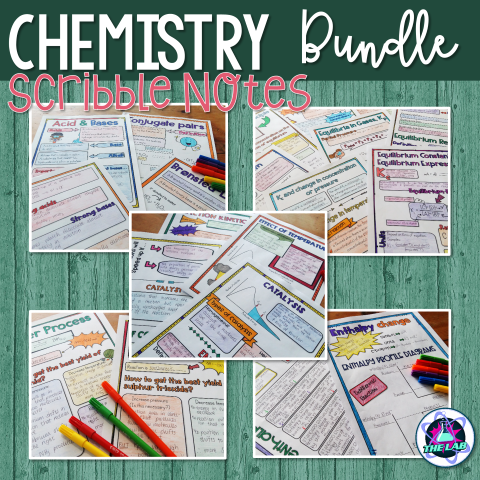 AS/A level Chemistry Scribble Notes Bundle | Teaching Resources