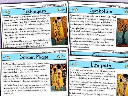 Gustav Klimt - Flashcards | Art | Symbolism | Key Works & Legacy ...