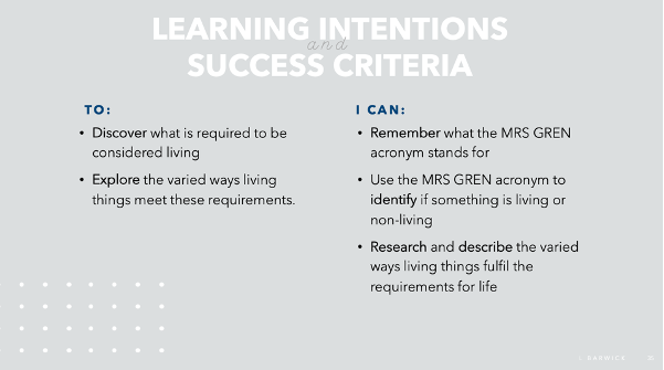 Characteristics of Living Things - MRS GREN | Powerpoint | Teaching ...