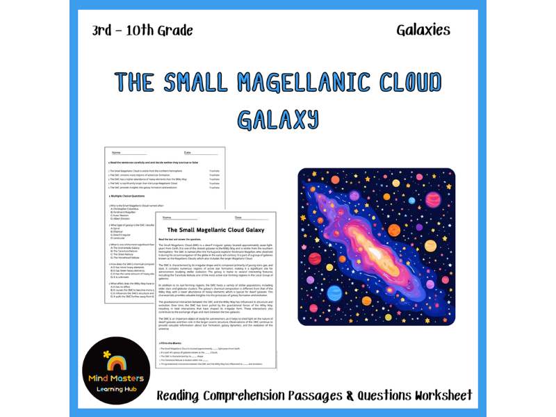The Small Magellanic Cloud Galaxy Reading Comprehension Passages ...