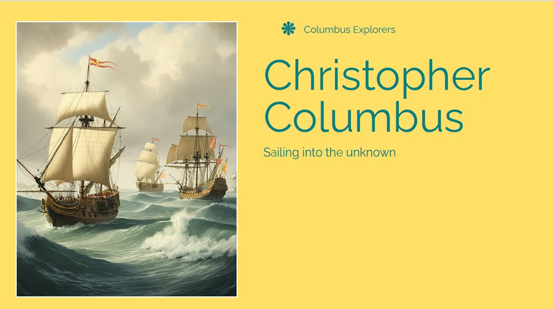 Year 5/6 History Unit – The Voyage of Christopher Columbus (4 Lessons ...