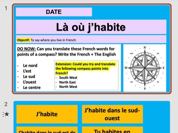 French Where I live (KS3) | Teaching Resources