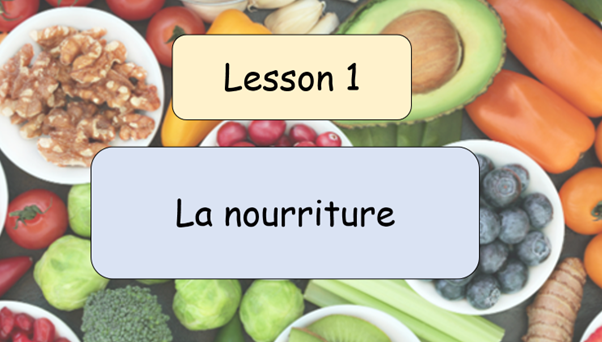 KS 2 French - All about Food Unit - Lesson 1: La nourriture (Types of ...