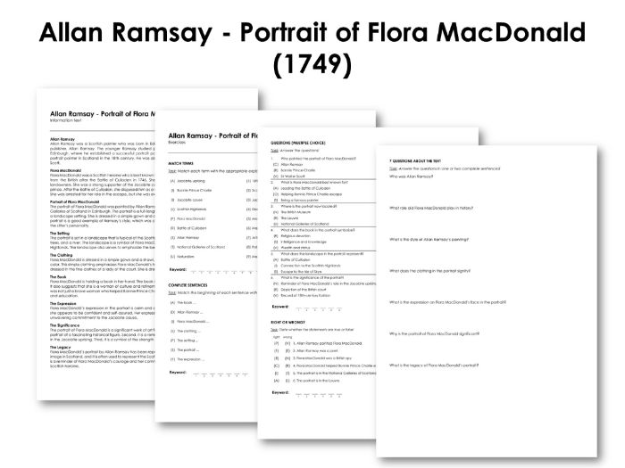 Allan Ramsay - Portrait of Flora MacDonald (1749) | Teaching Resources