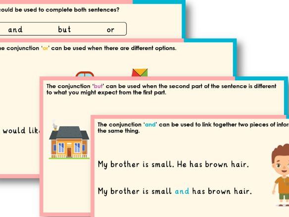 Year 2 Consolidating Conjunctions Teaching Powerpoint Teaching Resources