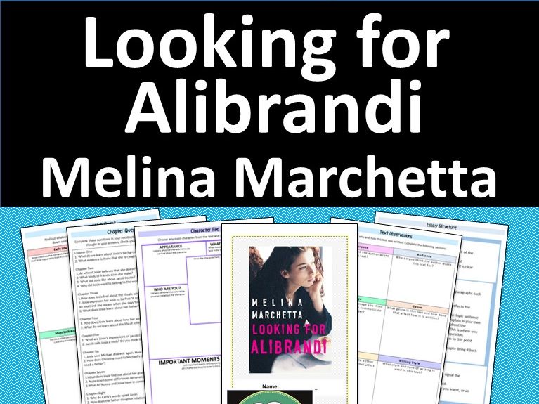 LOOKING FOR ALIBRANDI Novel Unit | Teaching Resources