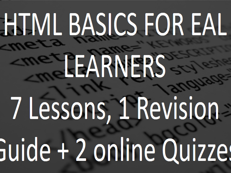 Early years html / css / javascript resources