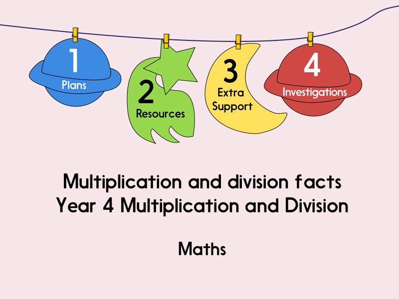Multiplication And Division Facts Year 4 Teaching Resources Multiplication And Division Facts Year 4 Teaching Resources