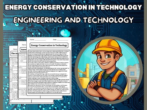 Energy Conservation in Technology Reading Comprehension Passages ...