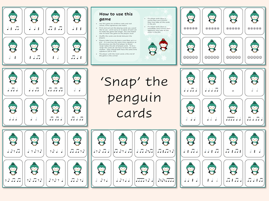 Music Note Value Time Signature Snap | Teaching Resources