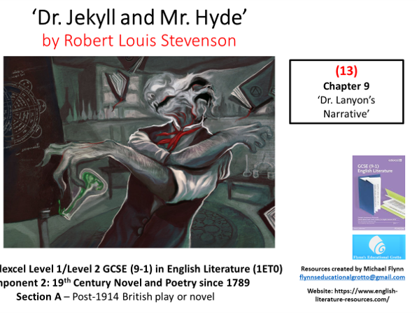 GCSE Literature: ‘Dr. Jekyll and Mr. Hyde’ Bundle 4 – Complete (18x90 ...