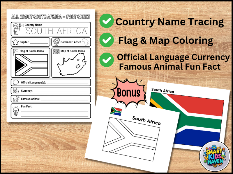 Africa Countries Bundle 10 Country Unit Study Geography Research ...