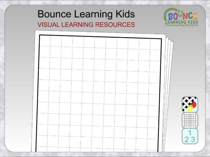 Graph paper - plain by BounceLearningKids | Teaching Resources