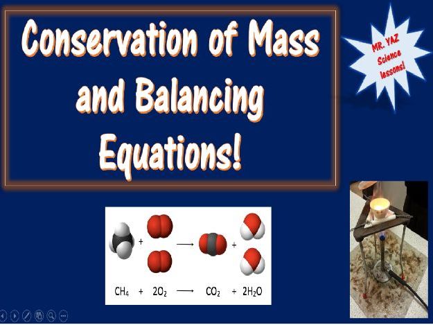Conservation Of Mass Notes