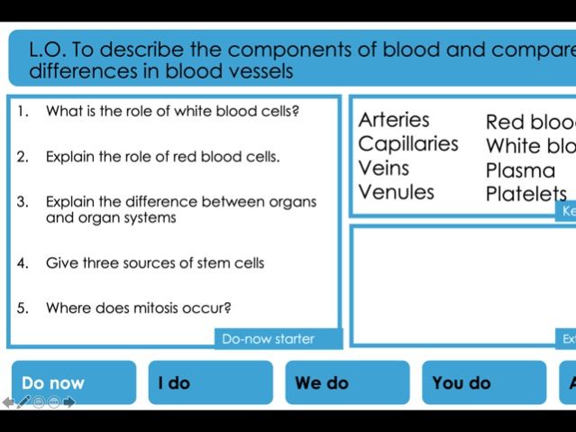 AQA Blood and Blood Vessels KS4 Trip Bio | Teaching Resources