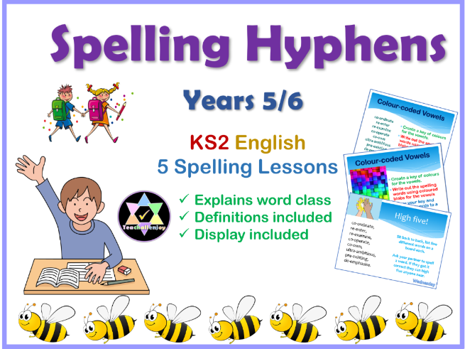 Spelling Hyphens | Teaching Resources
