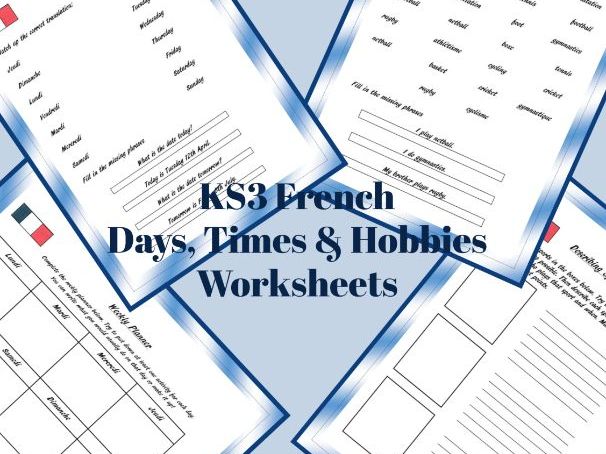 KS3 French Worksheets | Teaching Resources