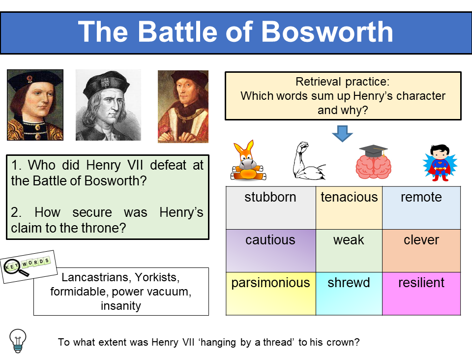 Battle of Bosworth Field | Teaching Resources