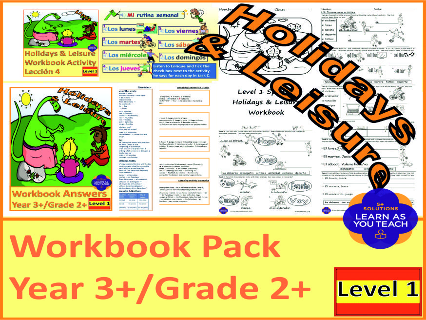 Primary Spanish resources: holidays, travel and tourism