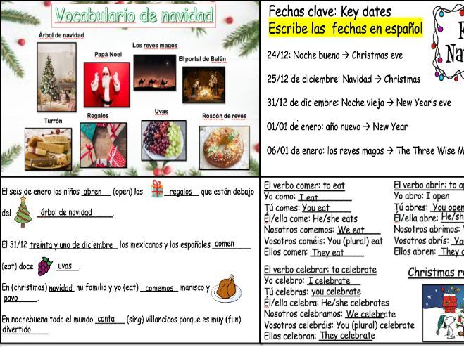 Christmas in Spain vs in Mexico | Teaching Resources