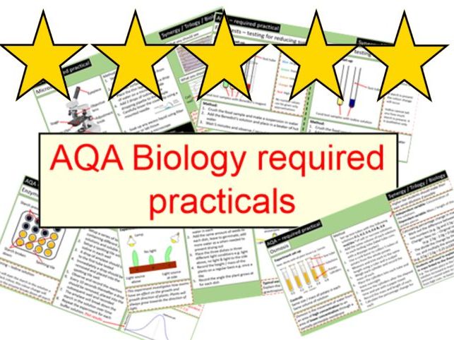 AQA Biology required practicals (ALL) | Teaching Resources