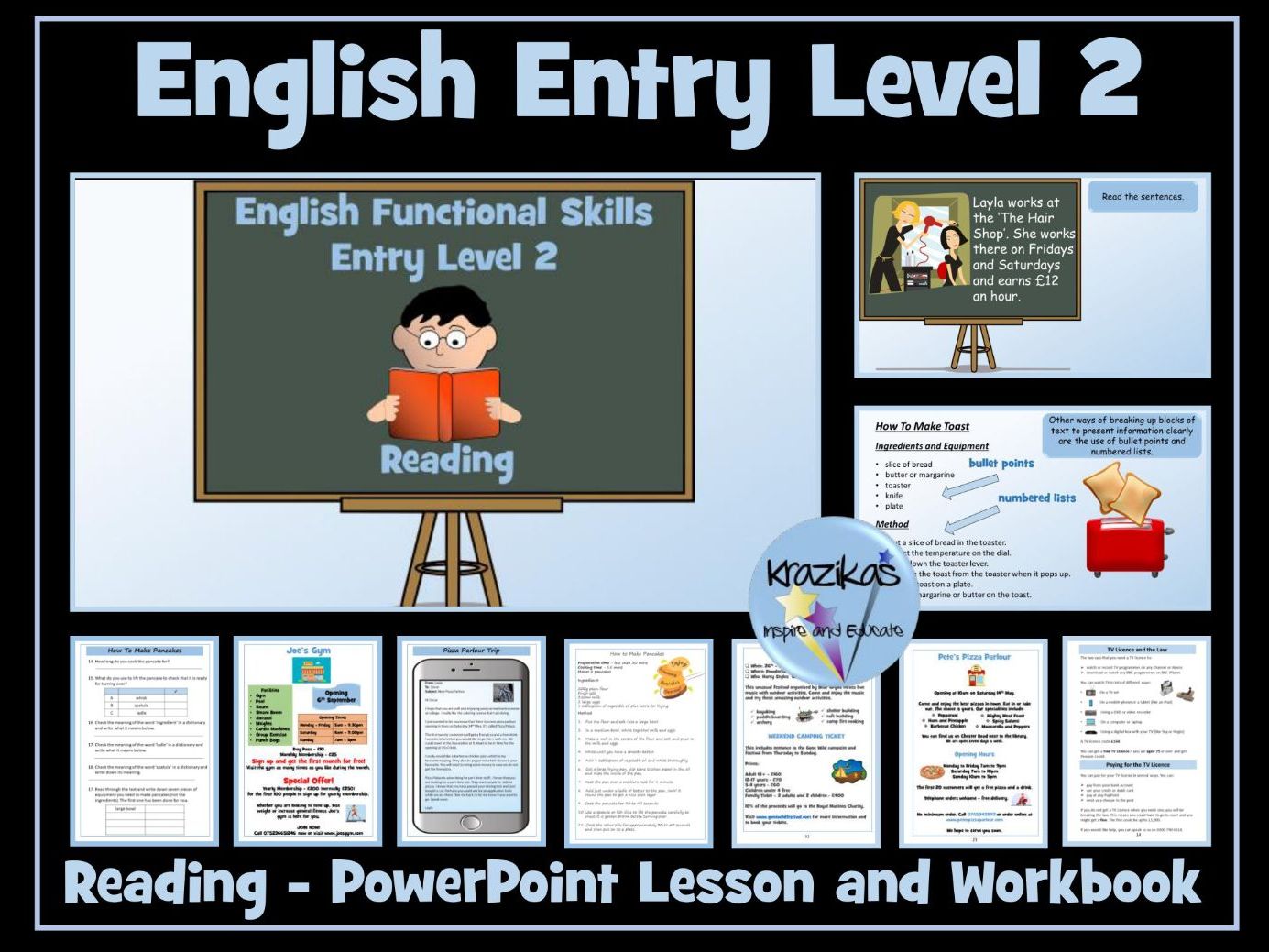 English Functional Skills Entry Level 2 Reading PowerPoint Lesson English Functional Skills Entry Level 2 Reading PowerPoint Lesson