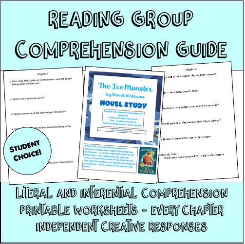 The Ice Monster - Novel Study -David Walliams - NO PREP Literature ...