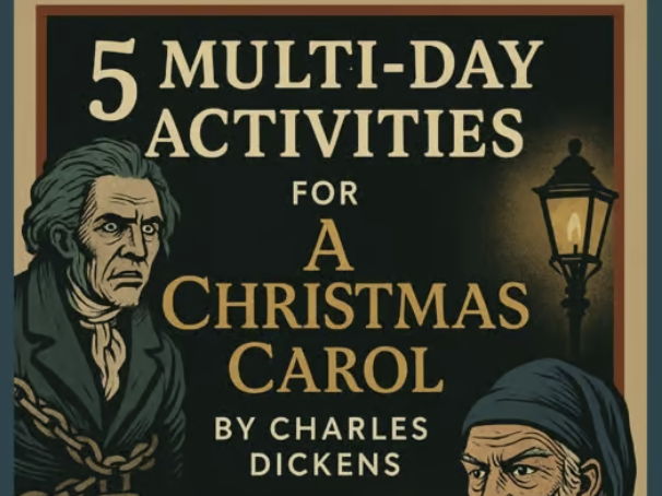 5 Multi-Day Activities for A Christmas Carol by Charles Dickens ...