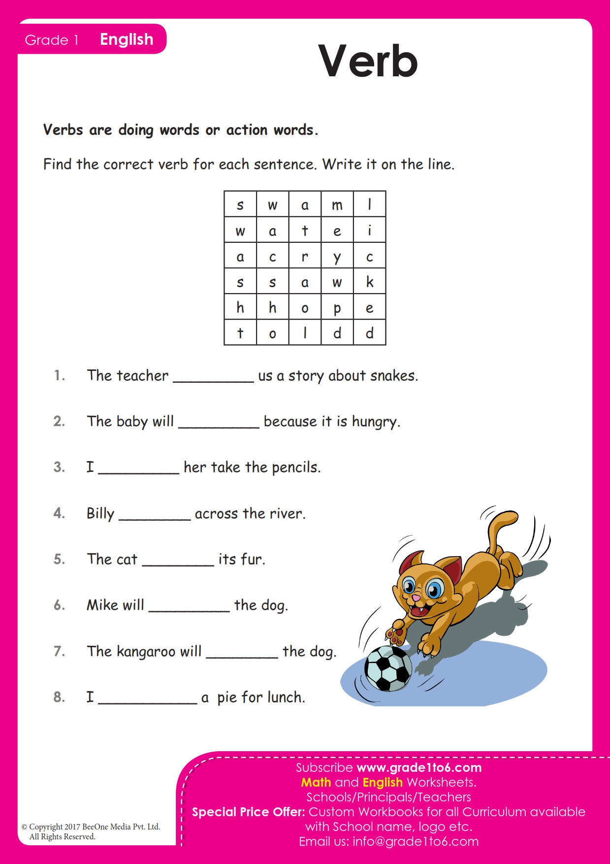 Grade 1 English Workbook For PYP Common Core Cambridge Teaching Grade 1 English Workbook For PYP Common Core Cambridge Teaching