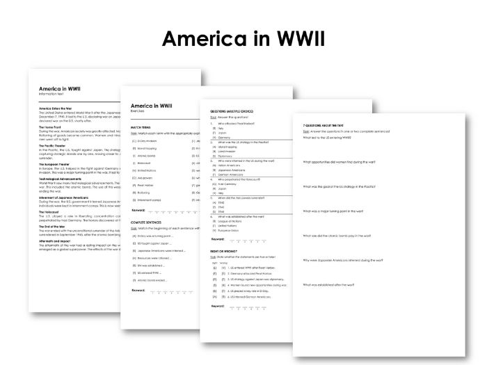 America in WWII | Teaching Resources