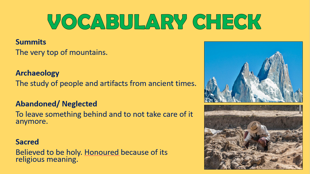 Machu Picchu - City in the Sky - Reading Comprehension Lesson ...