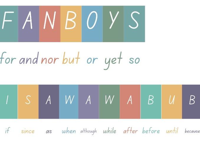 Fanboys English Coordinating Conjunctions TikTok Fanboys English Coordinating Conjunctions TikTok