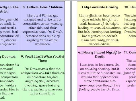 Chapter Summaries for Cosmic by Frank Cottrell Boyce – Perfect for a ...