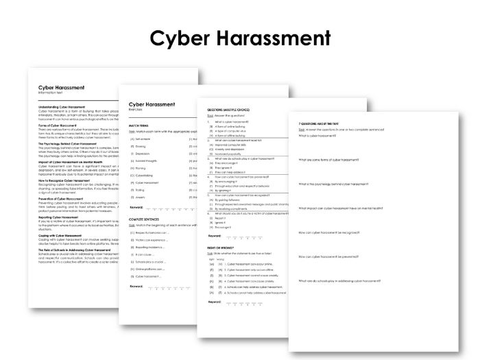 Cyber Harassment | Teaching Resources