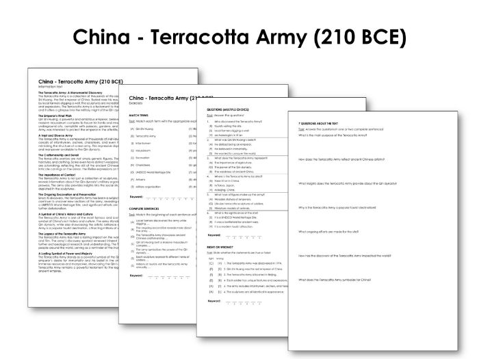 China - Terracotta Army (210 BCE) | Teaching Resources