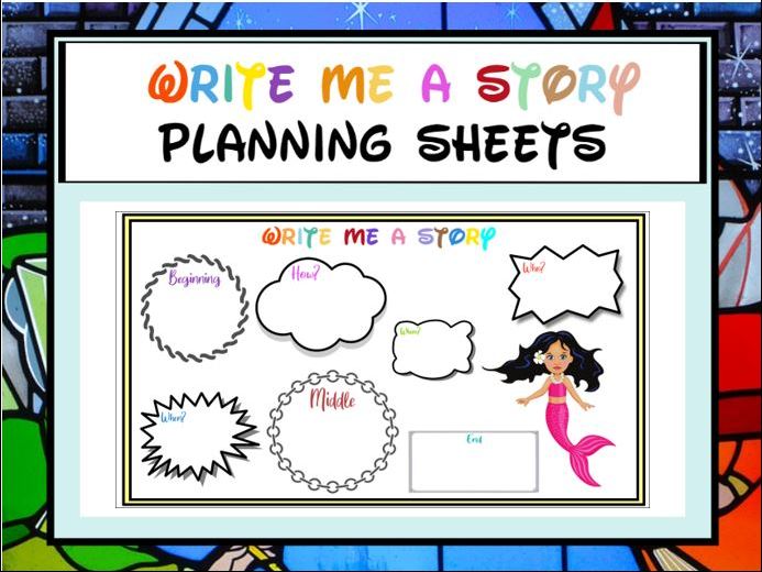 20 Write Me A Story Planning Sheets Teaching Resources