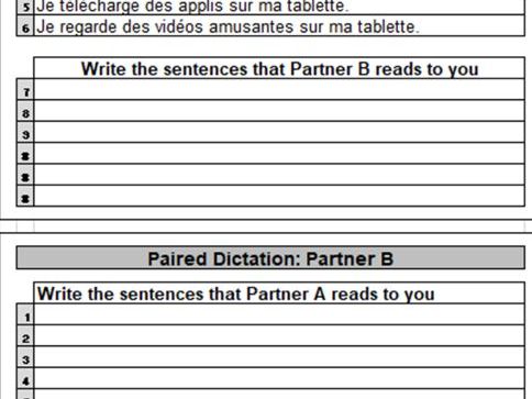 New GCSE AQA and Edexcel foundation module 1 ma vie en ligne listening ...