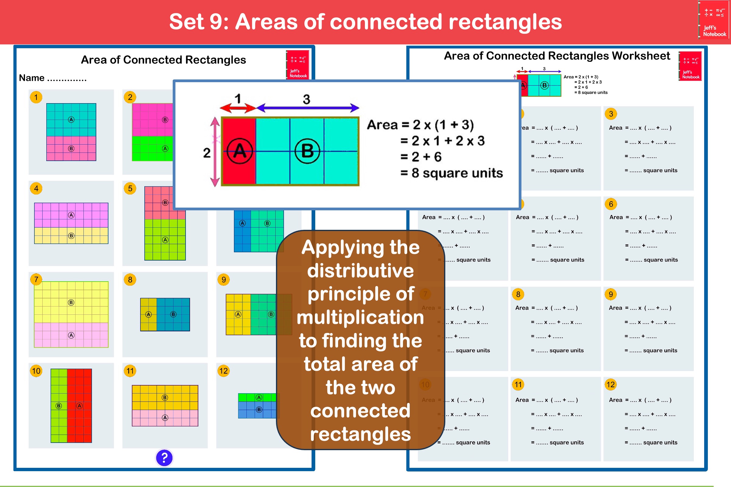 Distributive Law of Multiplication - Year 4 | Teaching Resources