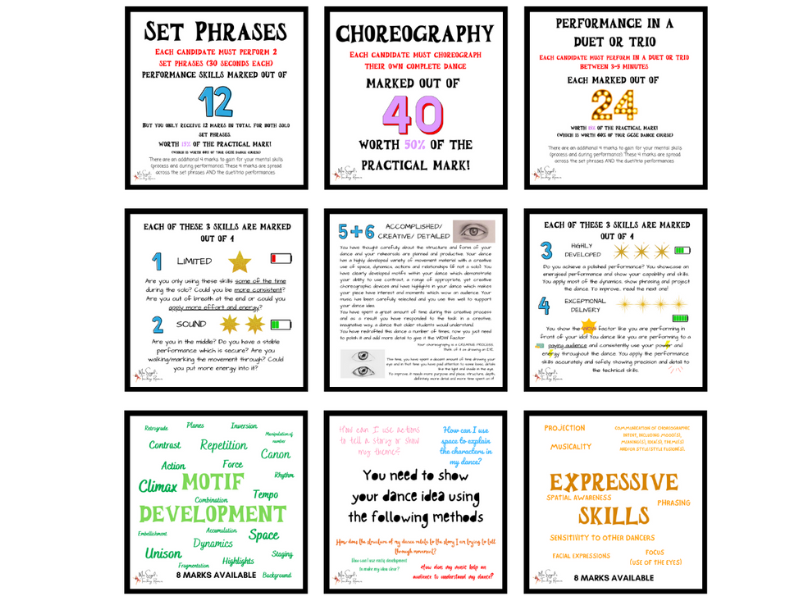 GCSE DANCE - The Student Friendly Mark Schemes - Performance ...