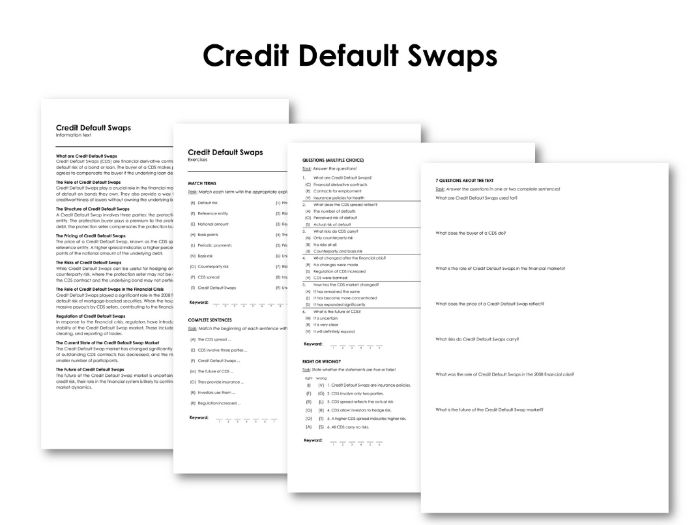 Credit Default Swaps | Teaching Resources