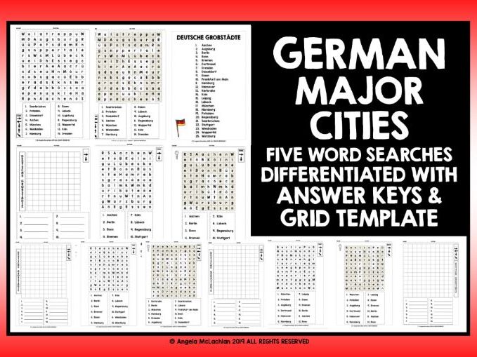 Primary German resources: countries and nationalities