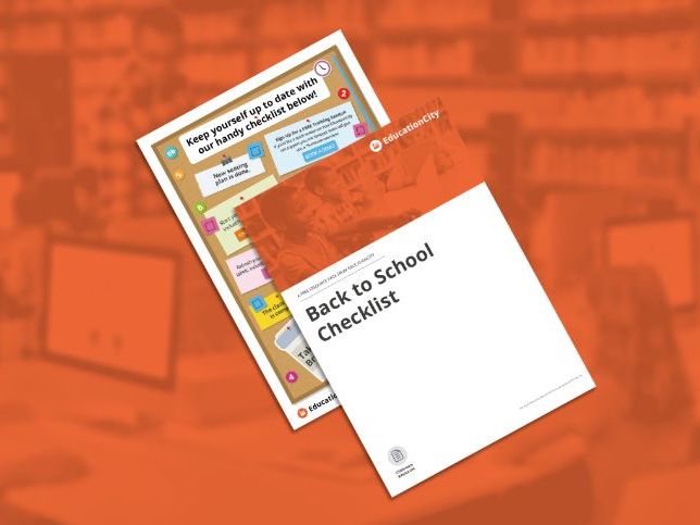 Back to School Checklist | Teaching Resources