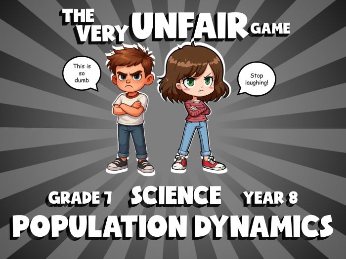 Population Dynamics VERY UNFAIR GAME | No-Prep Year 8 Science Review ...