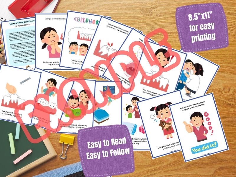 Losing a Tooth Social Story | Dental Changes SEL Lesson | Teaching ...