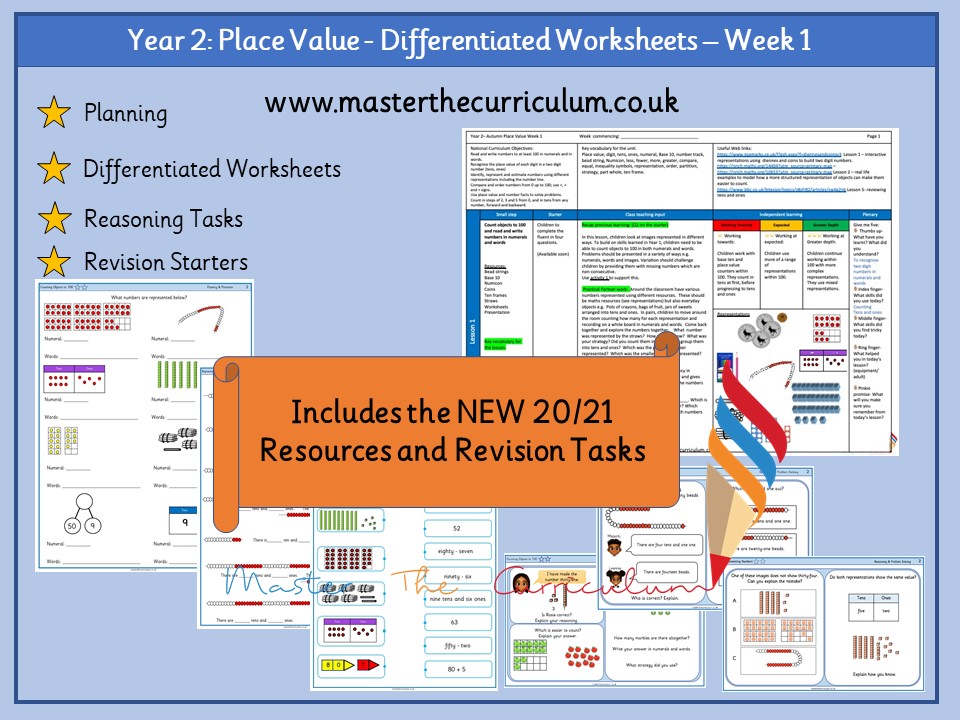 Year 2 Place Value Bundle | Teaching Resources
