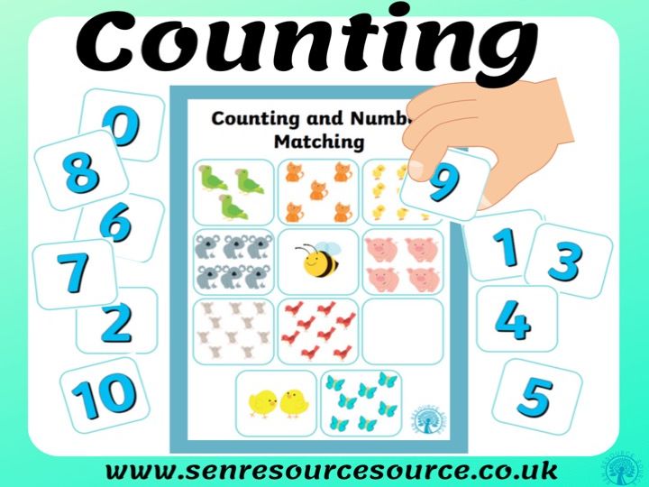 Counting to 10 numbers in Words jigsaws | Teaching Resources