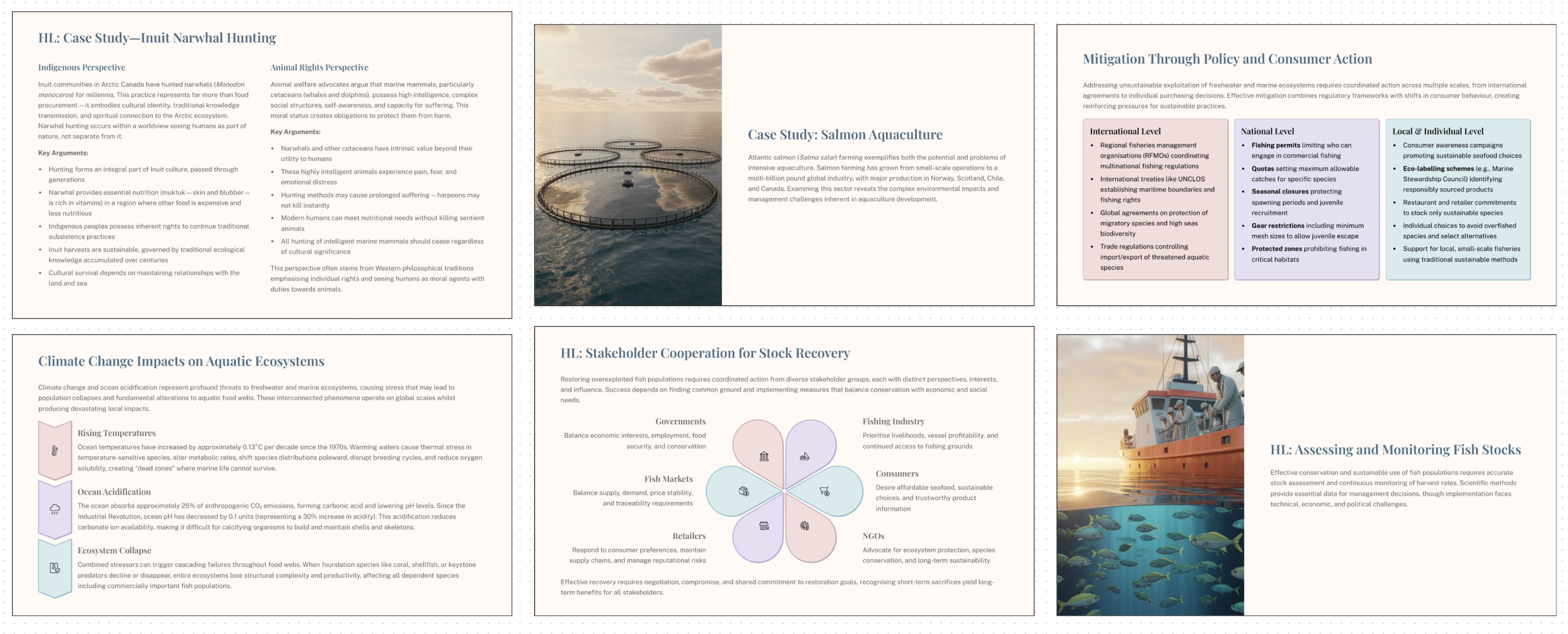 IB DP ESS 4.3 Aquatic Food Production - Teaching Notes & PowerPoint ...
