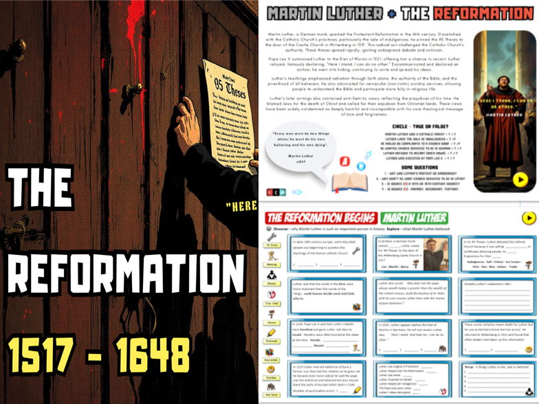 Reformation - Martin Luther + Henry VIII + Dissolution + Sources ...