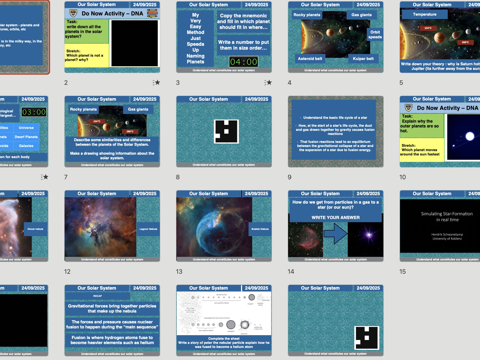 AQA GCSE Physics P16 – Space Physics | Complete 5-Lesson Bundle ...