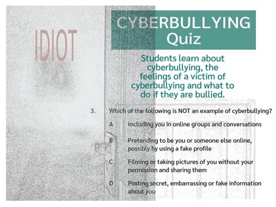 Behavior, Bullying Worksheets, Cyberbullying Quiz and Swearing Bundle ...
